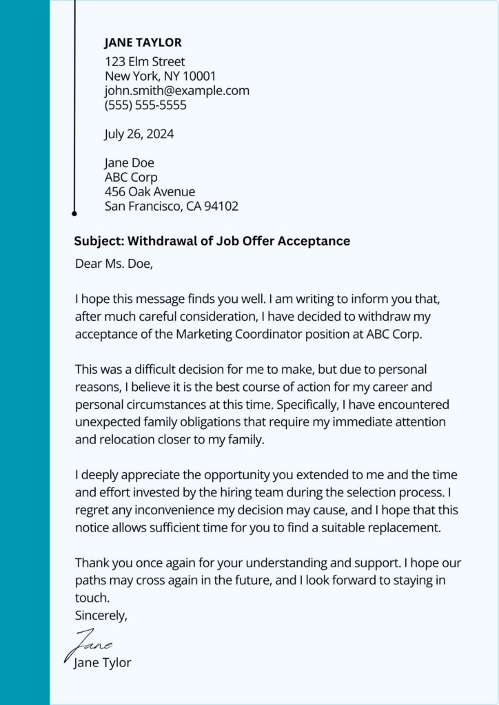 How to Politely Decline a Job Offer You Already Accepted - Jobera