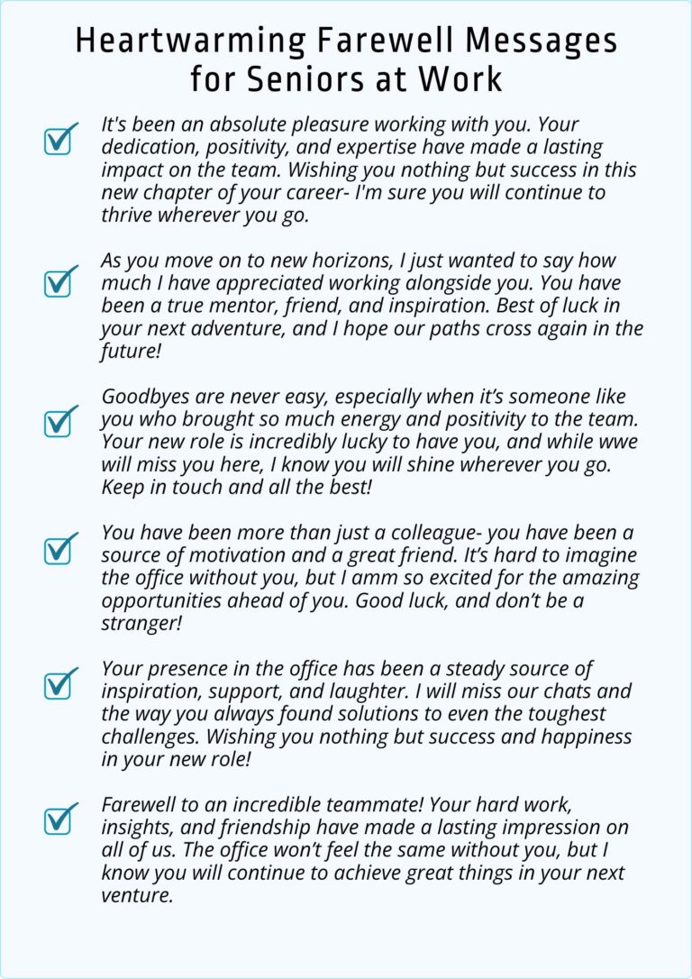 50+ Farewell Messages to Say Goodbye to a Colleague - Jobera