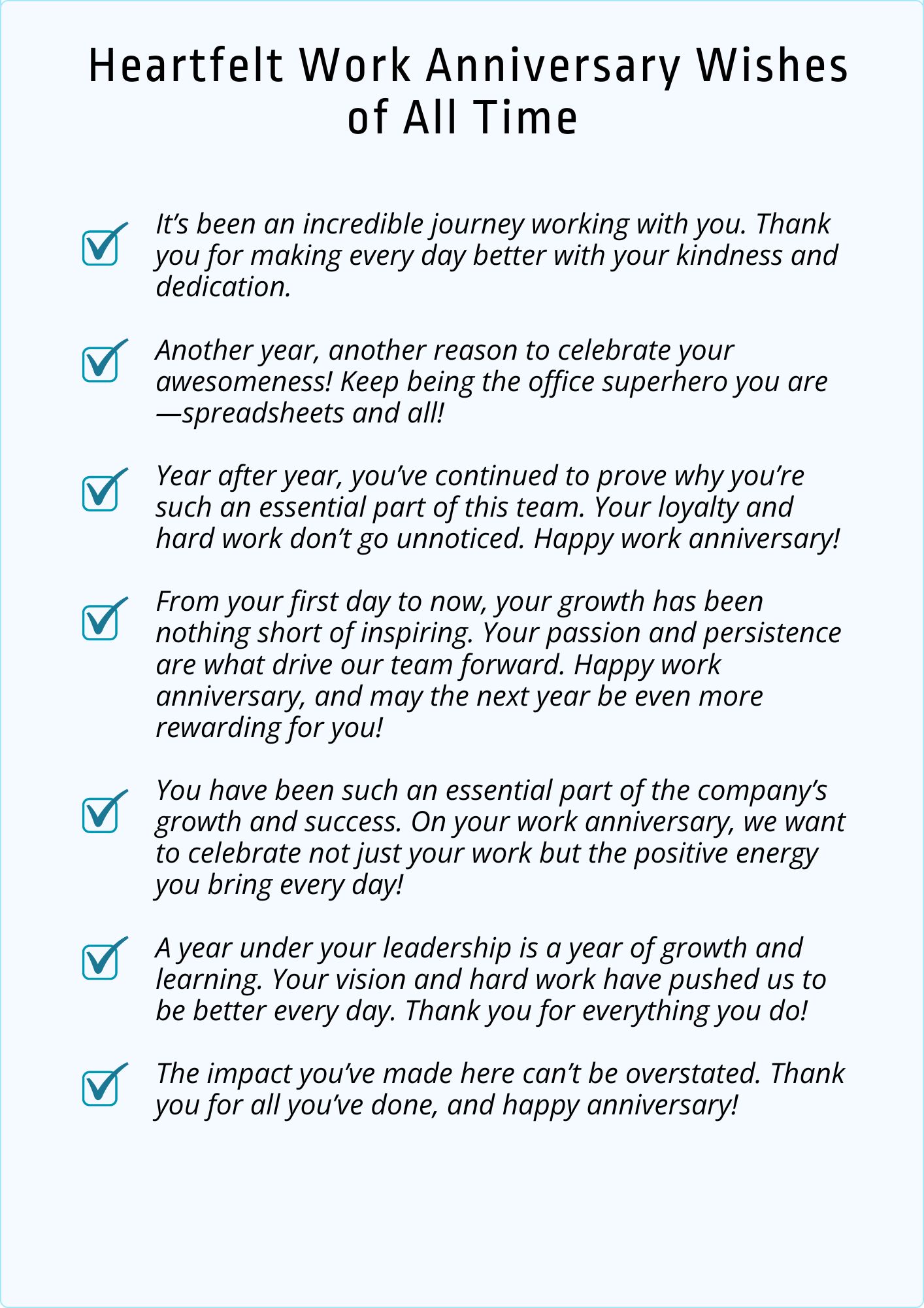 80+ Work Anniversary Wishes for Colleagues, Leaders, and Employees - Jobera