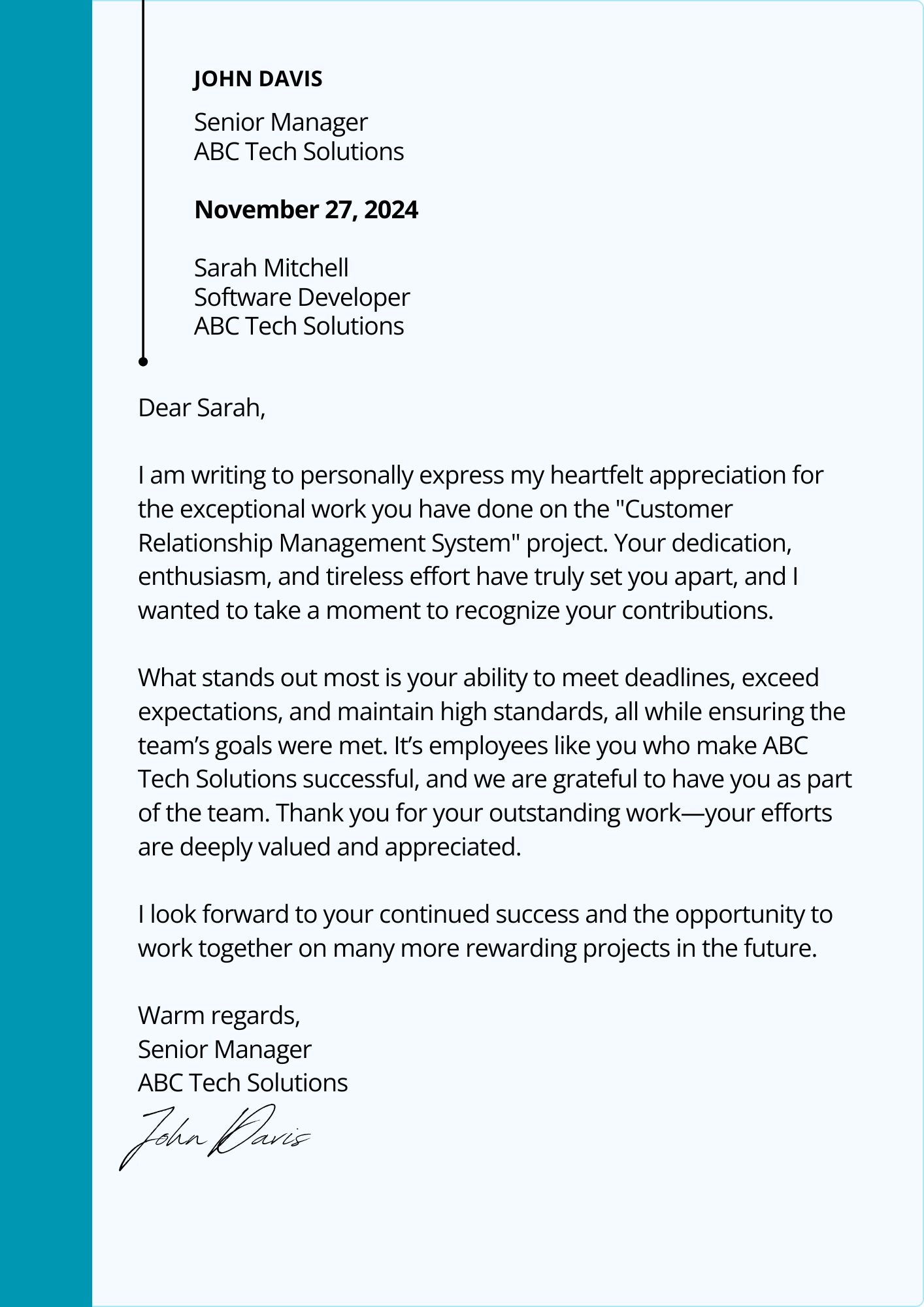 How to Write an Appreciation Letter for Good Work [Templates & Tips ...